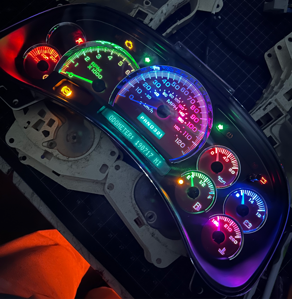 2003-2007 Gmc Chevrolet OEM Rebuilt Refurbished Instrument Gauge ...