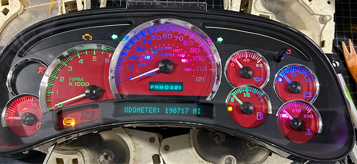 2003-2007 Gmc Chevrolet OEM Rebuilt Refurbished Instrument Gauge ...